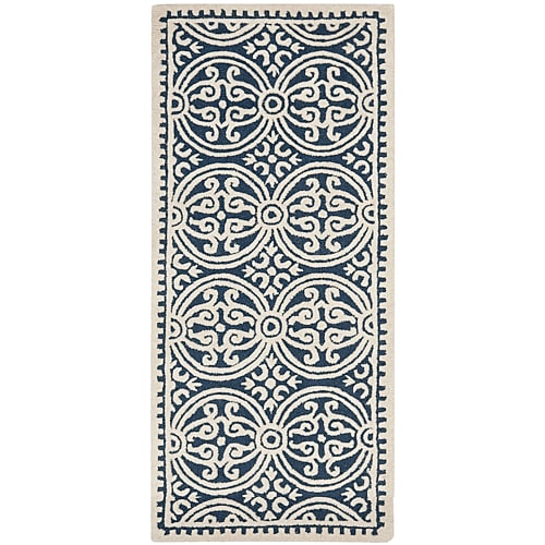 Click here for Safavieh Iris Runner rug  One Size  Blue prices