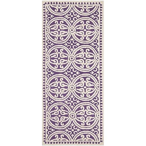 Click here for Safavieh Iris Runner rug  One Size  Purple prices