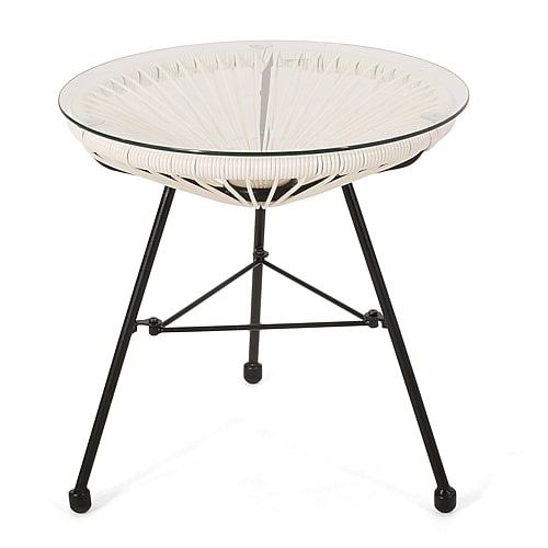 Click here for Nusa Iron Side Table  One Size  White prices