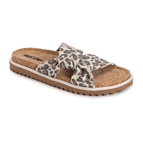 Click here for Muk Luks Womens Jazmine Sandal - Natural leopard prices