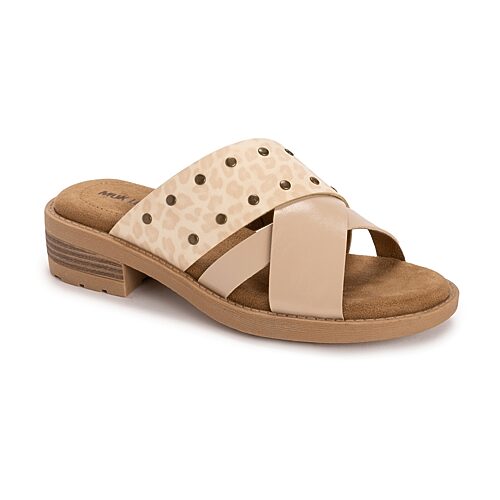 Click here for Muk Luks Womens Vittoria Sandal - Cream prices