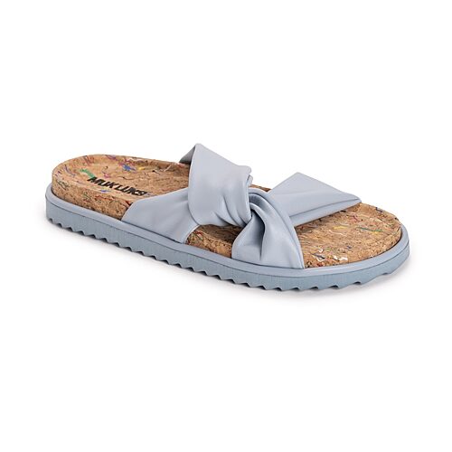 Click here for Muk Luks Womens Jazmine Sandal - Dusty blue prices