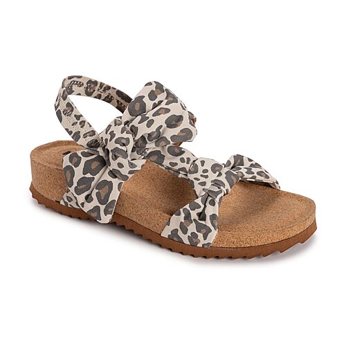 Click here for Muk Luks Womens Pansy Sandal - Cream leopard prices