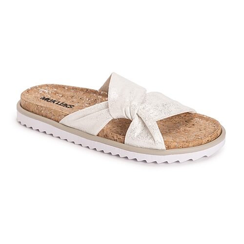 Click here for Muk Luks Womens Jazmine Sandal - Silver prices