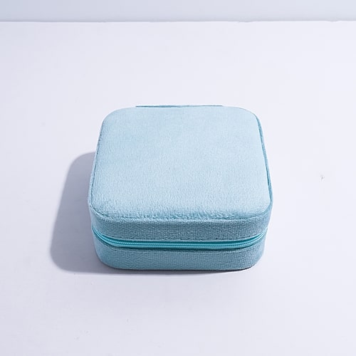 Click here for Mixit Velvet Jewelry Travel Case  One Size  Blue prices