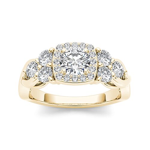 Click here for 1 1/2 CT.T.W. Natural Diamond 14K White Gold Engag... prices