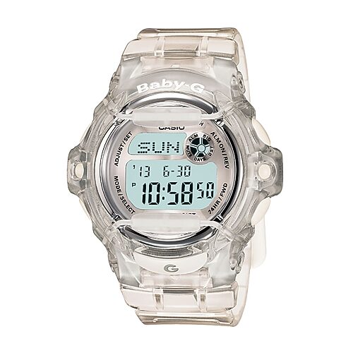 Click here for Casio Baby G Womens Digital White Strap Watch Bg16... prices