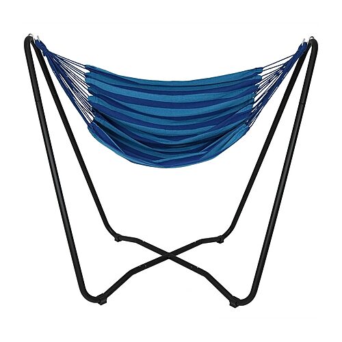 Click here for Hanging Rope Hammock Chair with Space-Saving Stand... prices