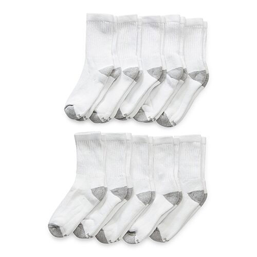 Click here for Xersion Little & Big Kid Boys 10 Pair Crew Socks... prices