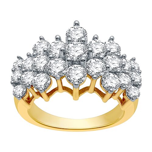 Click here for Womens 3 CT. T.W. Natural White Diamond 10K Gold C... prices