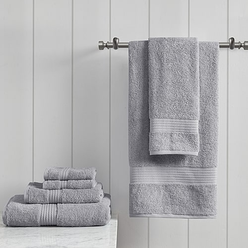 Click here for Madison Park Quick Dry 6-Pc. Bath Towel Set - Grey prices