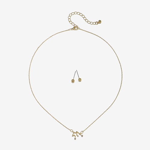 Click here for Bijoux Bar Zodiac Constellation 2-pc. 16 Inch Pend... prices