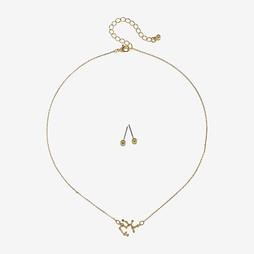 Click here for Bijoux Bar Zodiac Constellation 2-pc. 16 Inch Pend... prices