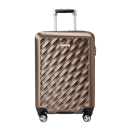 Click here for Melrose Hardside 20 Carry-on Spinner Suitcase - Br... prices