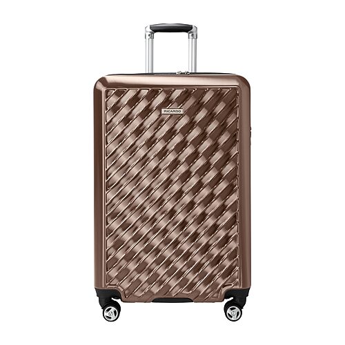 Click here for Melrose Hardside 25 Check-in Spinner Suitcase - Br... prices