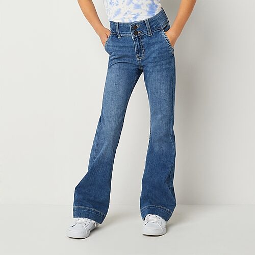 Click here for Thereabouts Little & Big Kid Girls Flare Leg Jean... prices