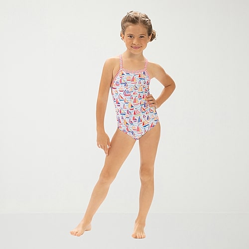 Click here for Dolfin Print Toddler & Little Girls Easy-on + Easy... prices