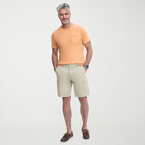 Click here for IZOD Saltwater Pigment Dyed Mens 9 1/2 Cargo Short... prices