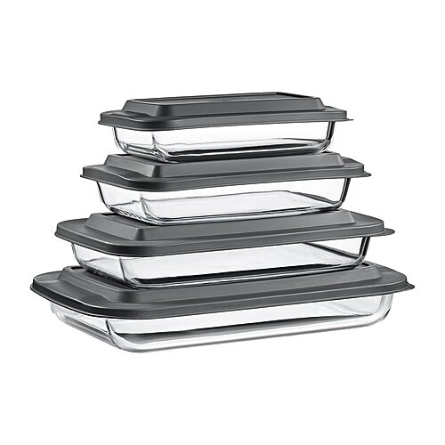 Click here for Sorbus Deep Glass Baking Dish Set With Lids 8-pc.... prices