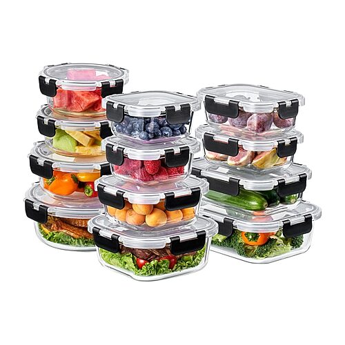 Click here for Sorbus 24-Piece Glass Food Storage Containers with... prices