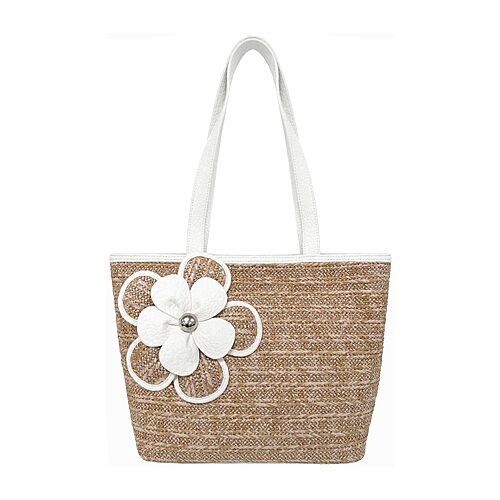 Click here for Bueno of California Straw Tote Flower Detail Tote... prices