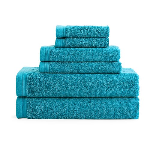 Click here for Home Expressions 6-pc. Solid Bath Towel Set  One S... prices