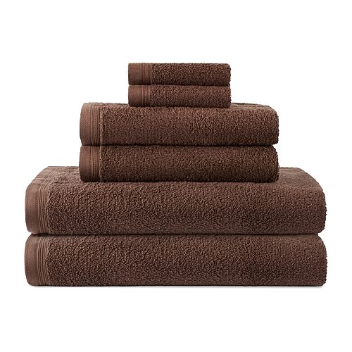 Click here for Home Expressions 6-pc. Solid Bath Towel Set  One S... prices