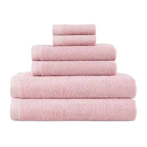 Click here for Home Expressions 6-pc. Solid Bath Towel Set  One S... prices