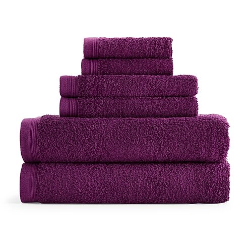 Click here for Home Expressions 6-pc. Solid Bath Towel Set  One S... prices