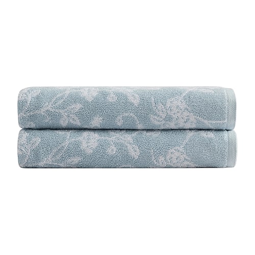 Click here for Laura Ashley 2-pc. Bath Towel Set  One Size  Blue prices