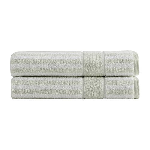 Click here for Laura Ashley 2-pc. Bath Towel Set  One Size  Green prices