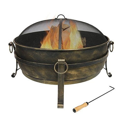 Click here for Outdoor Camping or Backyard Round Cauldron Fire Pi... prices