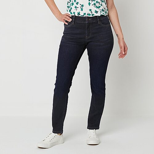 Click here for Liz Claiborne Tall Womens Sara Mid Rise Slim Fit... prices