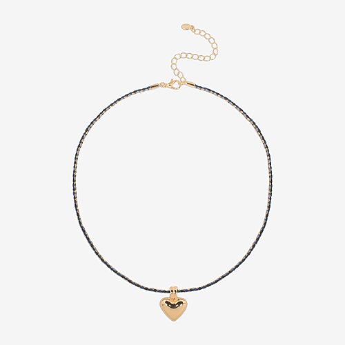 Click here for Bijoux Bar Delicates Womens Heart 16 Inch Pendant... prices