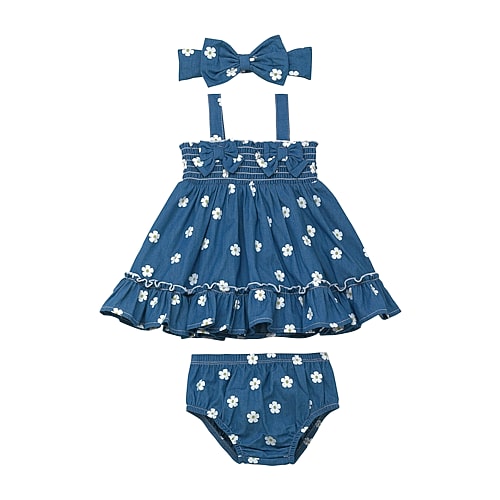 Click here for Baby Starters Baby Girls Sleeveless A-Line Dress... prices