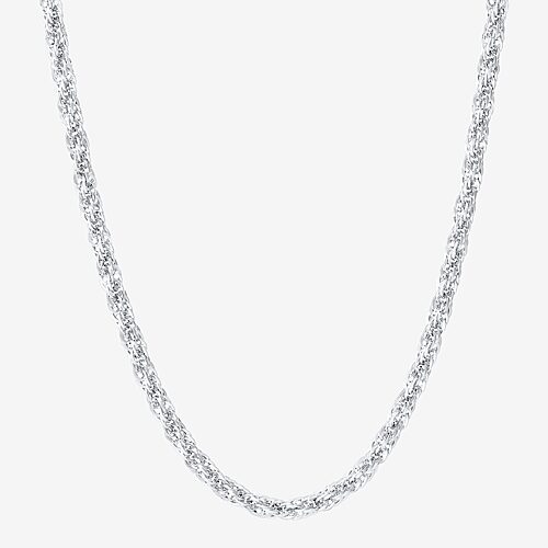 Click here for Womens 10K Gold 18 Inch Rope Chain Necklace  One S... prices