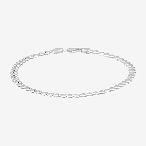 Click here for Made in Italy Womens Sterling Silver 9 Inch Stampa... prices