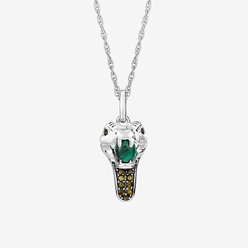 Click here for Harry Potter Womens Genuine Green Malachite 14K Go... prices