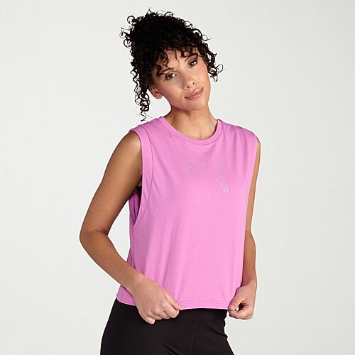 Click here for PUMA Womens Crew Neck Sleeveless Active Tank Top... prices