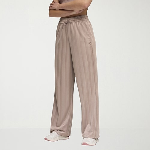 Click here for PUMA Womens Wide Leg Mid Rise Relaxed Fit Drawstri... prices