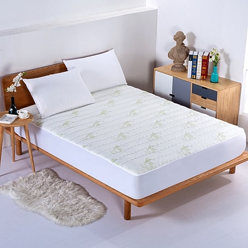 Click here for Aloe Vera Bamboo Hypoallergenic Mattress Pad  One... prices