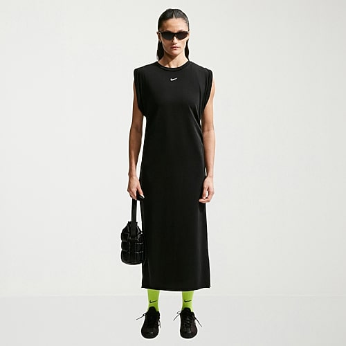 Click here for Womens Nike Chill Knit Maxi Dress  X-small  Black prices