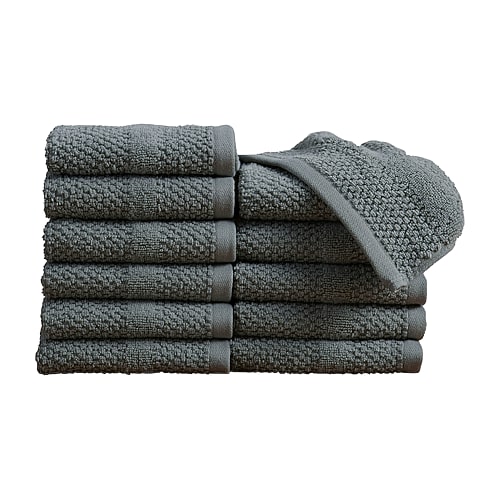 Click here for Linery Cotton Textured Weave 12-pc. Quick Dry Wash... prices