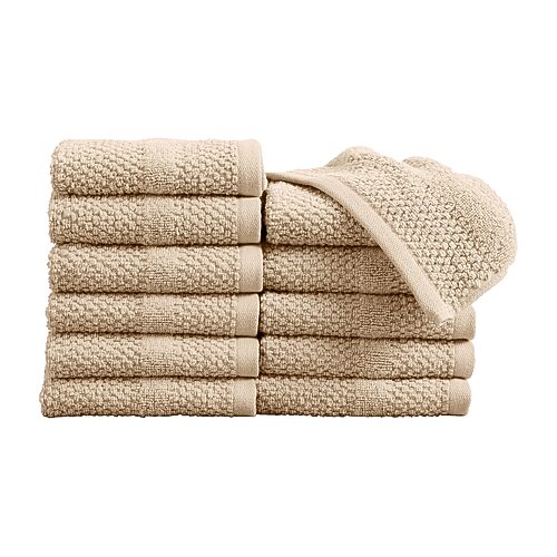 Click here for Linery Cotton Textured Weave 12-pc. Quick Dry Wash... prices
