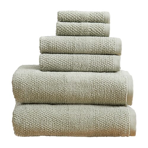 Click here for Linery Cotton Textured Weave 6-pc. Quick Dry Bath... prices