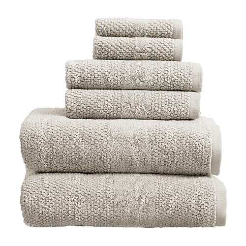 Click here for Linery Cotton Textured Weave 6-pc. Quick Dry Bath... prices