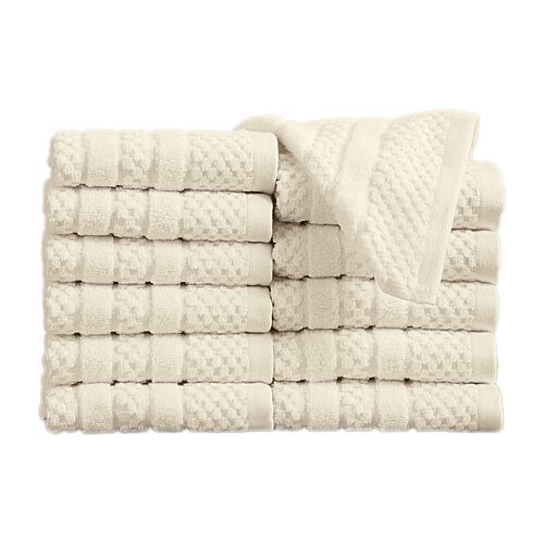 Click here for Linery Cotton Checkered Weave 12-pc. Quick Dry Was... prices