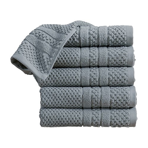Click here for Linery Cotton Checkered Weave 6-pc. Quick Dry Hand... prices
