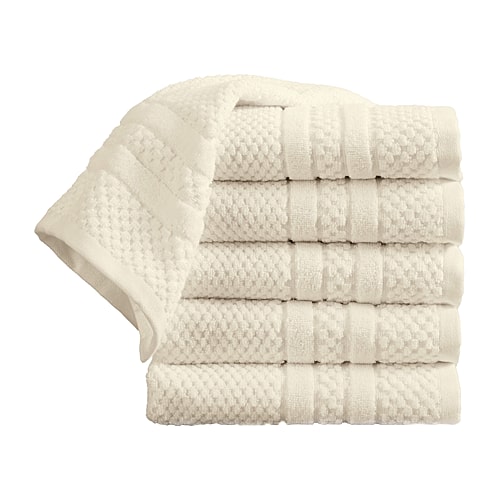 Click here for Linery Cotton Checkered Weave 6-pc. Quick Dry Hand... prices