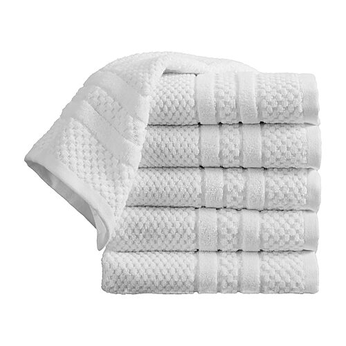 Click here for Linery Cotton Checkered Weave 6-pc. Quick Dry Hand... prices